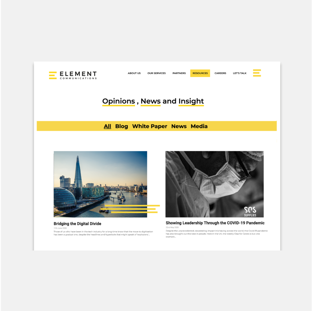 Element - Hot Creative London